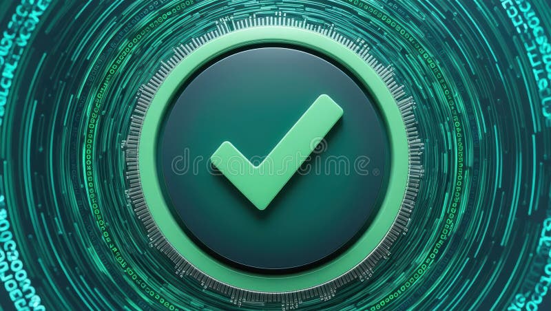 Repeated Green Tick Marks Representing Continuous Approval and Positive ...
