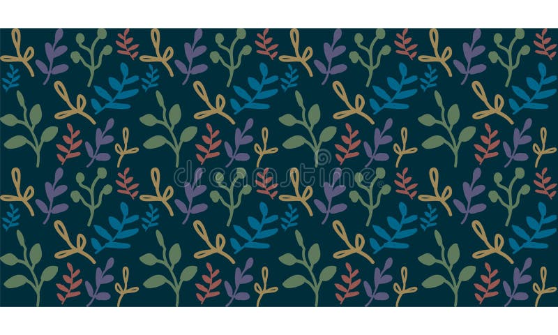Repeated Pattern Bundle Pack, Flowers Leaves Vector Pattern Pattern ...