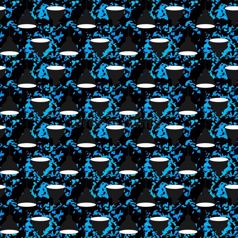 Repeated Pattern with Lampshade. Useful for Fabric, Background ...