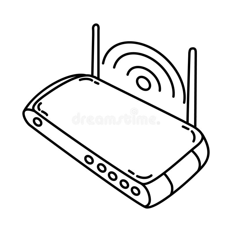 Repeater Icon. Doodle Hand Drawn or Outline Icon Style Stock Vector ...