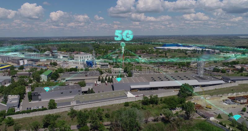 Visualization Of Data Transmission Through A Repeater Mobile Tower Transmits Signal A Repeater