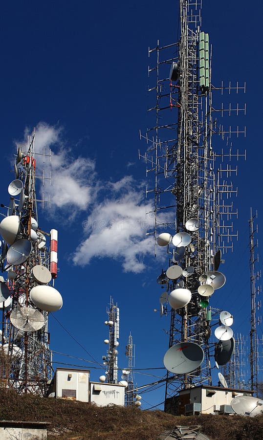 Repeater tower stock photo. Image of energy, repeater - 10012256
