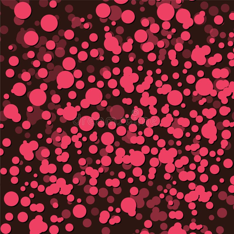 Repeating Abstract Background with Circles Stock Illustration ...