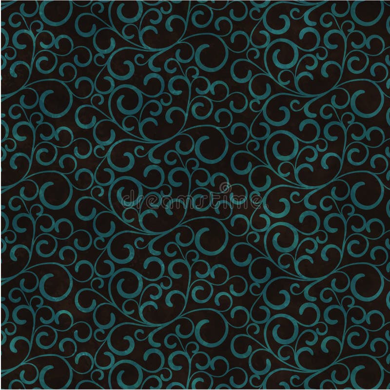 Repeating Abstract Background with Curl Stock Vector - Illustration of ...