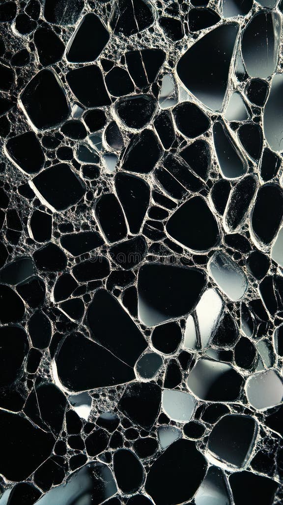 Repeating Abstract Macro Texture Broken Glass Dalmatian Spots Stock ...