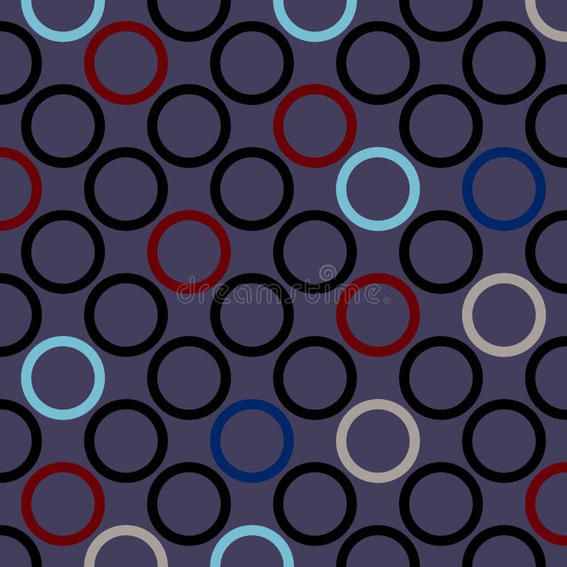 Repeating Abstract Monochrome Circle Pattern Halftone Usa Color