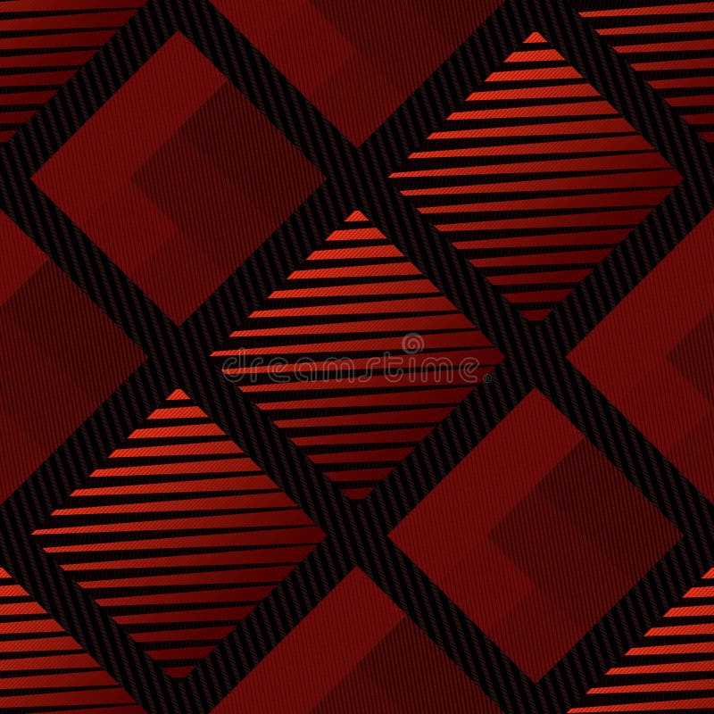 Repeating Abstract Red Pattern - a Seamless Vector Pattern with ...
