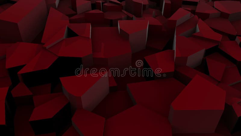 Animation of Red Surface Fracture Stock Footage - Video of crack ...