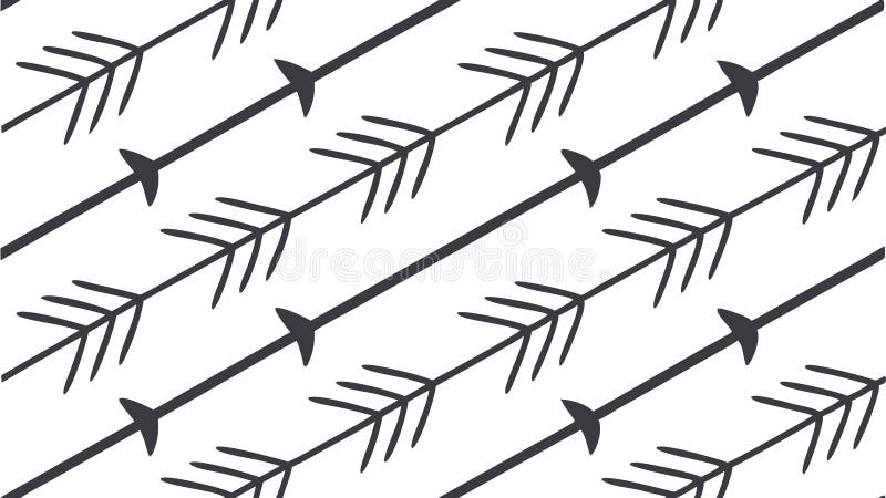 Repeating Arrows Pattern Abstract Pointing Direction Design, Vector ...