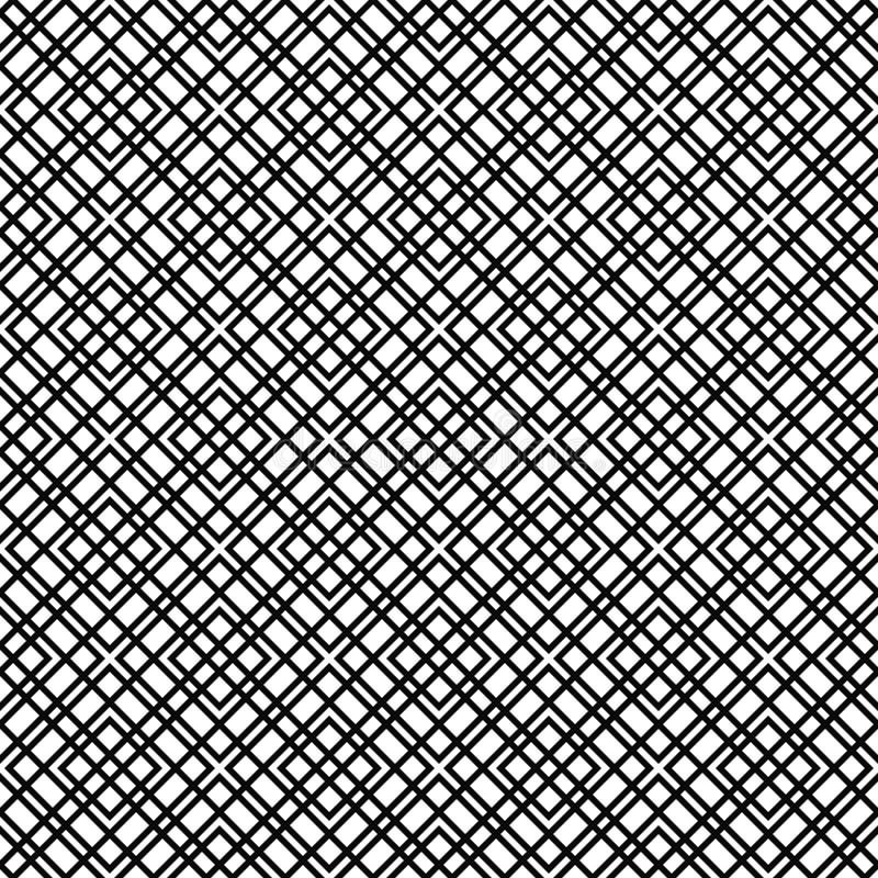 Repeating Black and White Grid Pattern Design Stock Vector ...