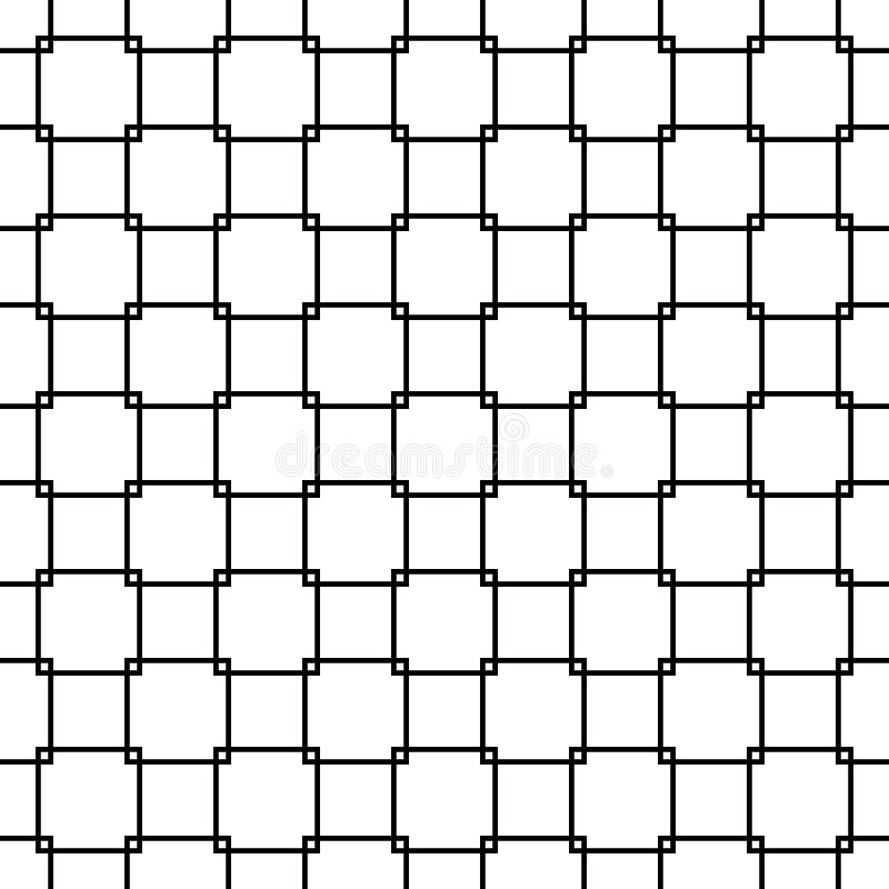 Repeating Black and White Grid Pattern - Halftone Vector Background ...