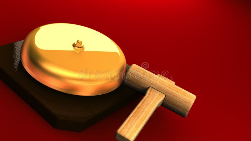 Boxing Bell on Blue Background Stock Video - Video of match, gong ...