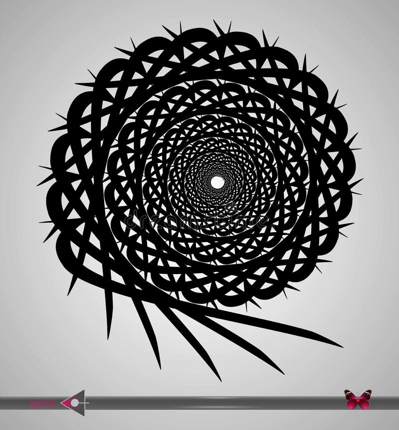 Repeating Circular Black and White Pattern. Round Background for Design ...