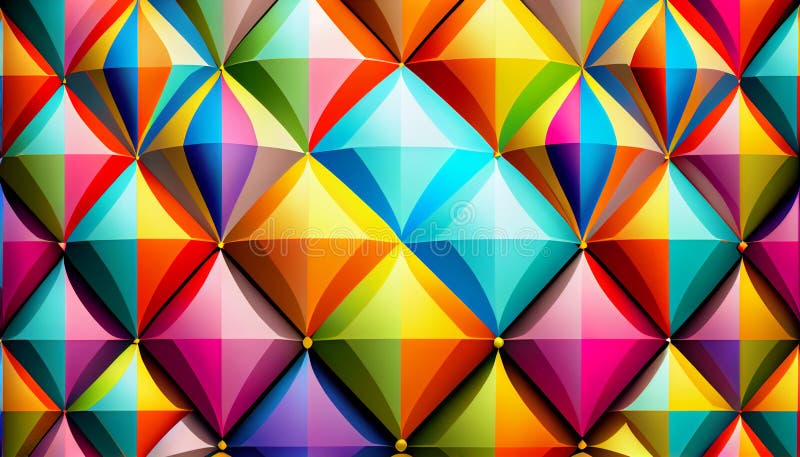 Generative AI, Diamond Prism - Vibrant Abstract Background Stock ...