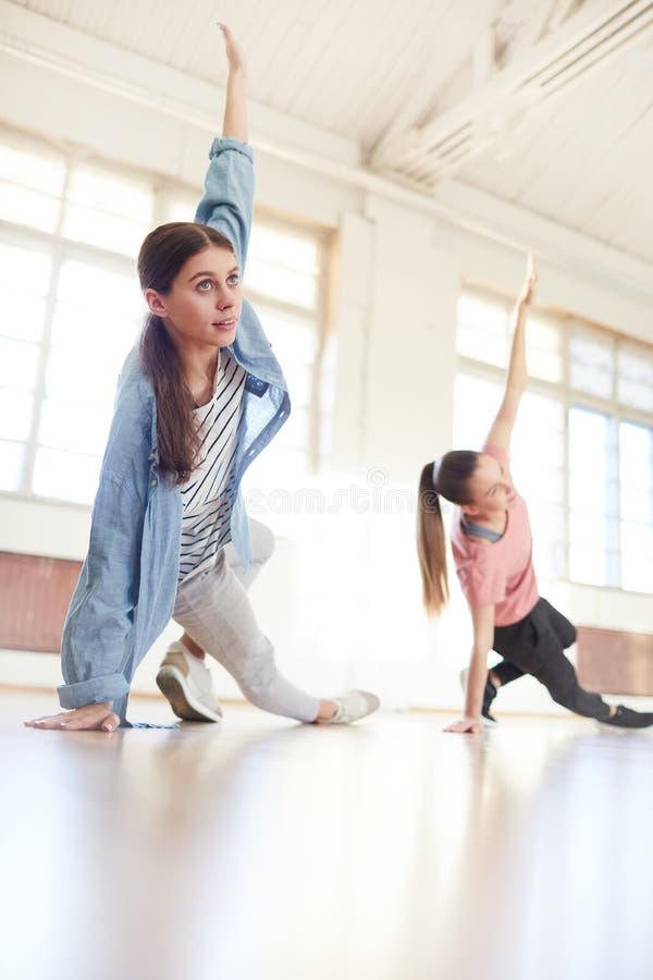 Performing exercise stock photo. Image of profile, isolation - 21357938