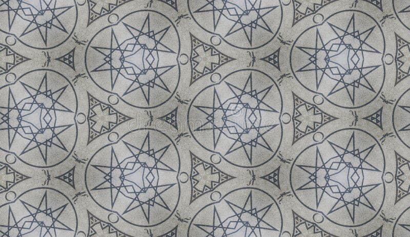 Repeating flyleaf pattern stock illustration. Illustration of openwork ...