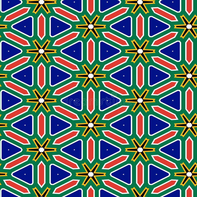 Seamless Repeating Fractal Pattern Stock Illustration - Illustration of ...