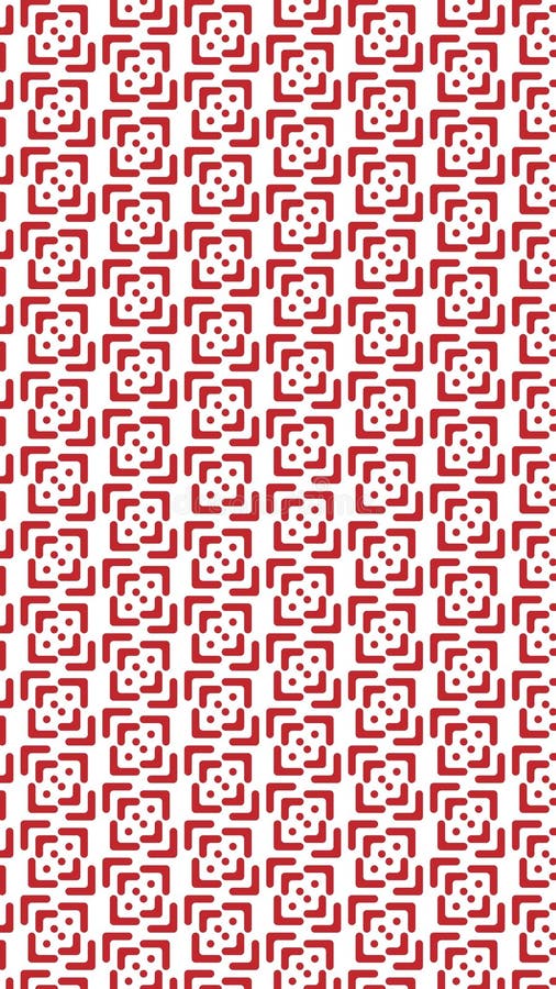 Patern Red and White Abstract Stock Vector - Illustration of wallpaper ...