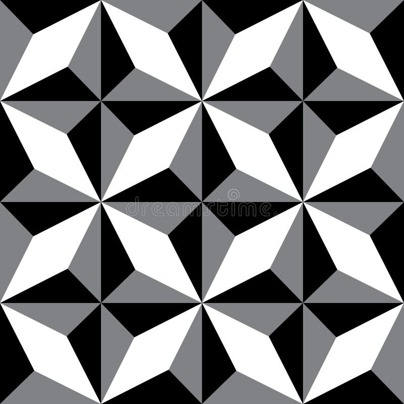 Black White Repeating Geometric Pattern Stock Illustrations – 60,979 ...
