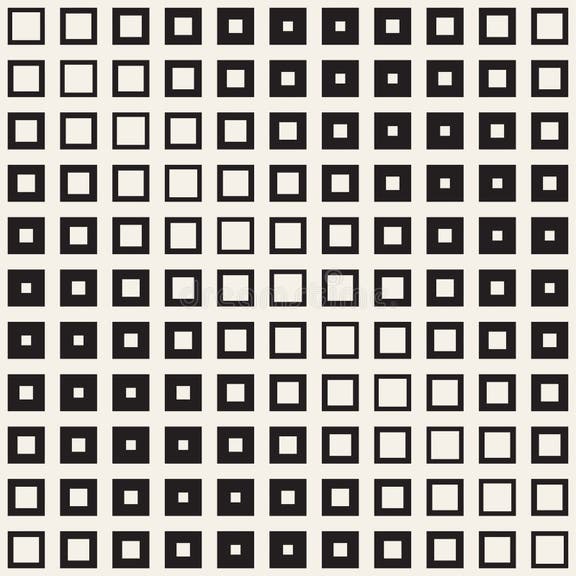 Repeating Geometric Rectangle Tiles. Vector Seamless Pattern. Stock ...