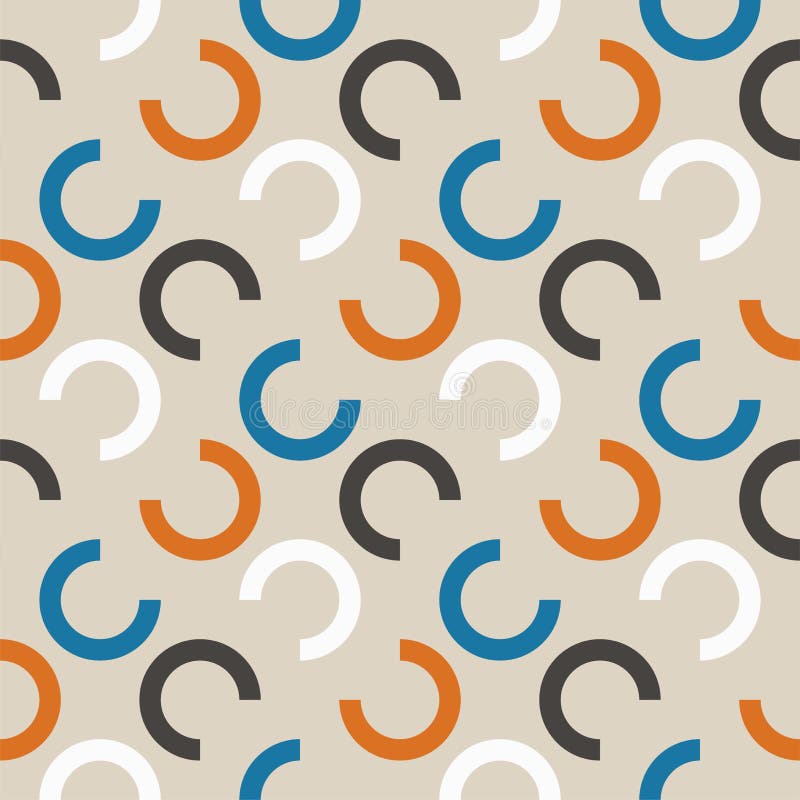 Repeating Geometric Seamless Pattern. Vector Illustration. Stock Vector - Illustration of fabric ...