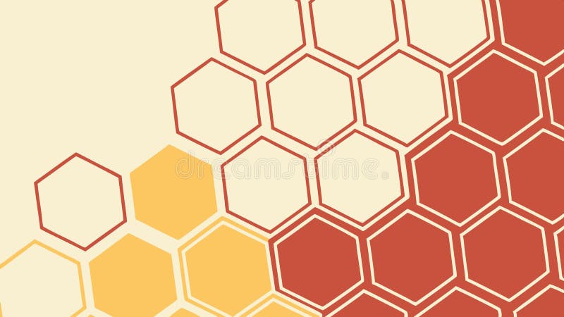Repeating Honeycomb Pattern in Warm Earthy Colors Texture Vector Design ...