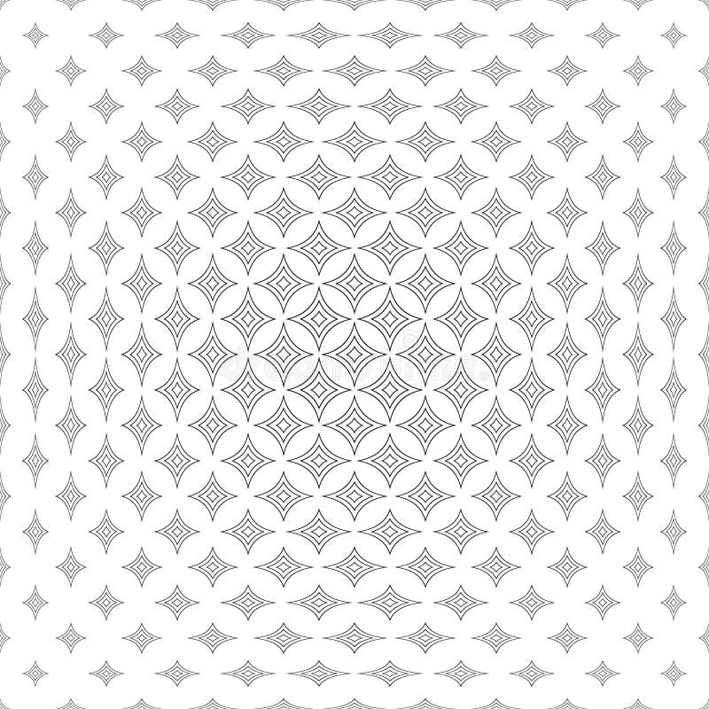 Repeating Monochromatic Star Pattern Background Stock Vector ...