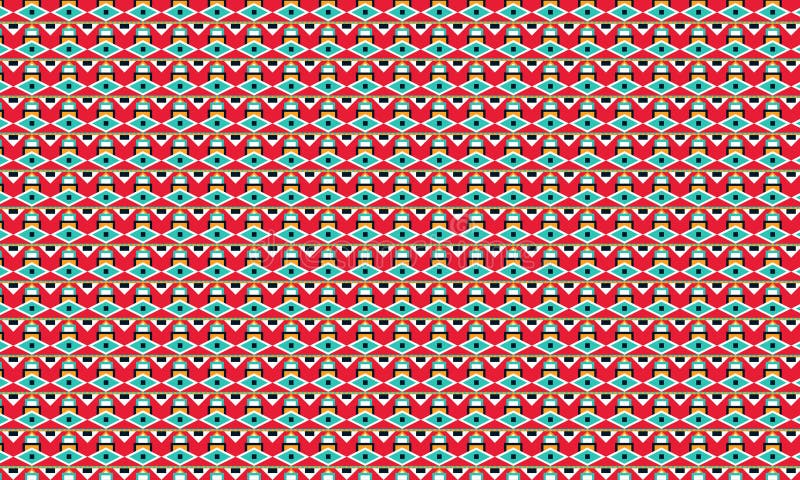 Seamless Moroccan Pattern with Geometric Motifs and Symmetrical Design ...