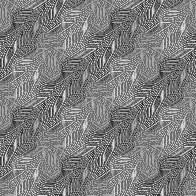 Repeating Ornament Intersecting Light and Dark Gray Texture Stock ...