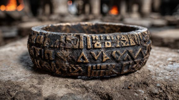 Repeating Pattern of Arcane Runes and Skeletal 03 Stock Illustration ...