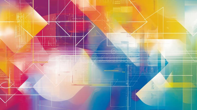 A Repeating Pattern of Artistic Mathematical Formulas Combined with ...