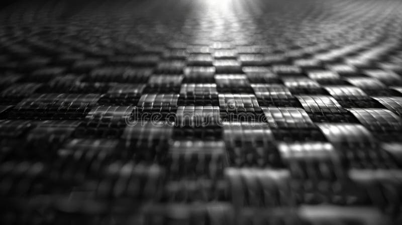 The Repeating Pattern of the Carbon Fiber Weave Creates a Mesmerizing ...