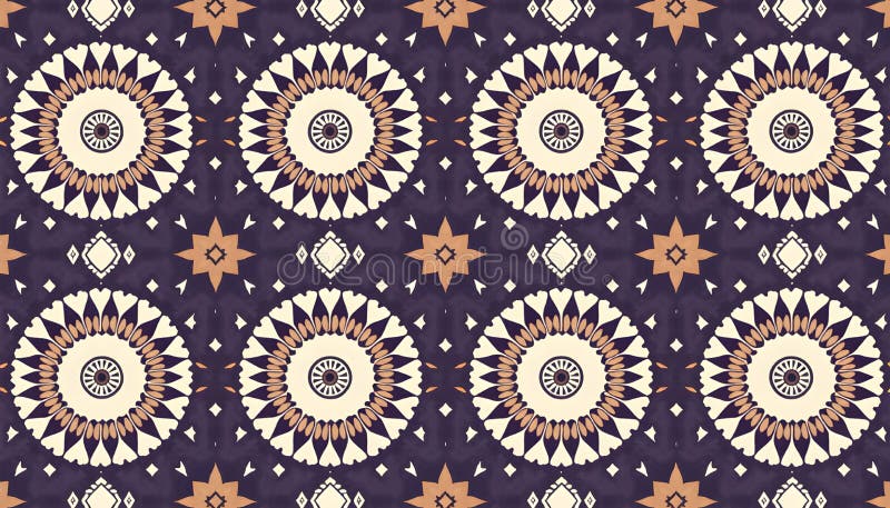 Abstract Pattern Resembling Patterned Fabric - AI Art Stock ...