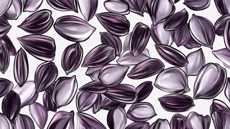 A Repeating Pattern Consisting of Detailed Depictions of Sunflower ...