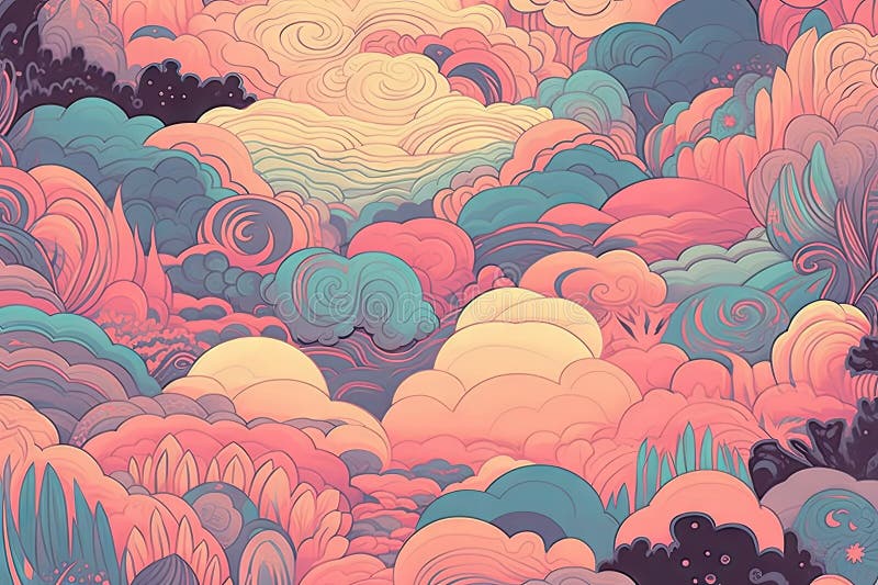 Repeating Pattern, 2D Game Background, Cool World Stock Photo - Image ...