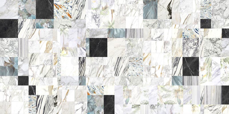 Repeating Pattern and Decoration Geometry for Floor and Wall. Mixed of ...