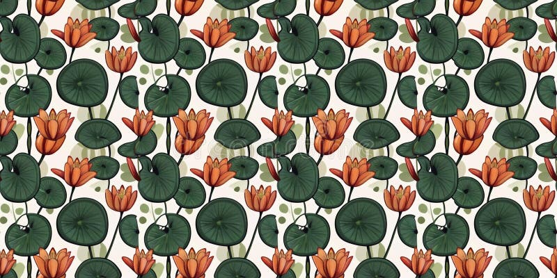 Repeating Pattern Flat 2d Illustration Art High Quality 4k Digital ...