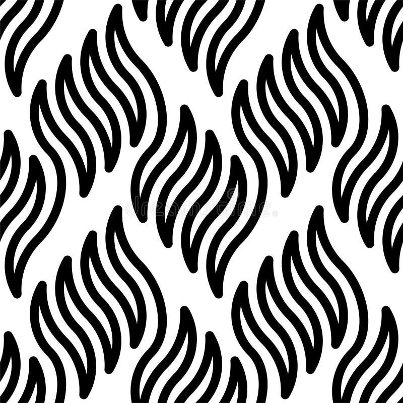 Repeating Pattern of Geometric Continuous Line Stock Illustration ...