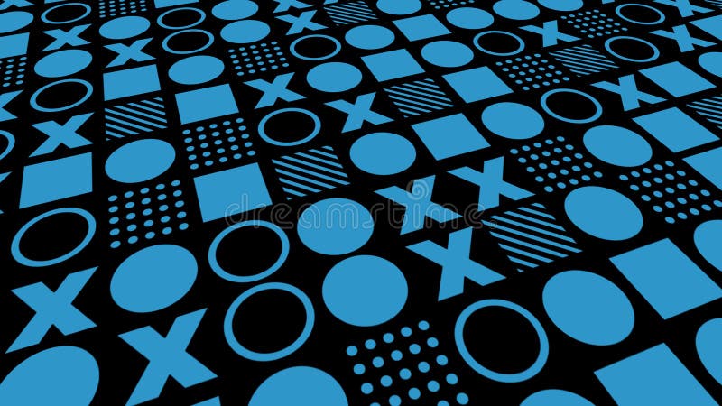 Repeating Pattern of Geometric Shapes Abstract Background Stock ...