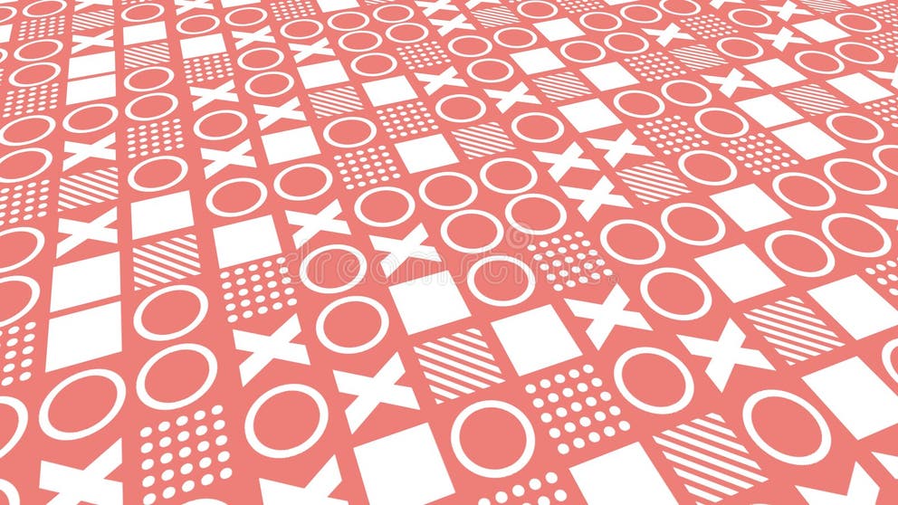 Repeating Pattern of Geometric Shapes Abstract Background Stock ...