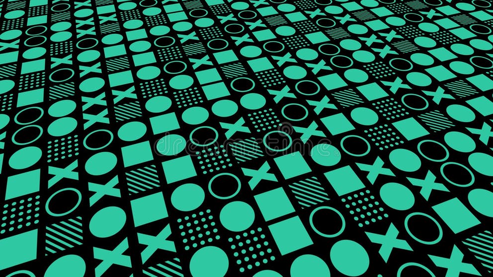 Repeating Pattern of Geometric Shapes Abstract Background Stock ...