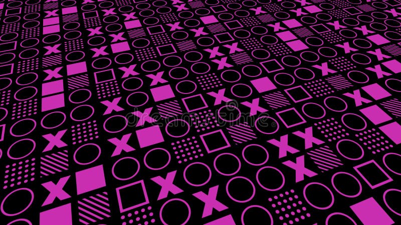 Repeating Pattern of Geometric Shapes Abstract Background Stock ...