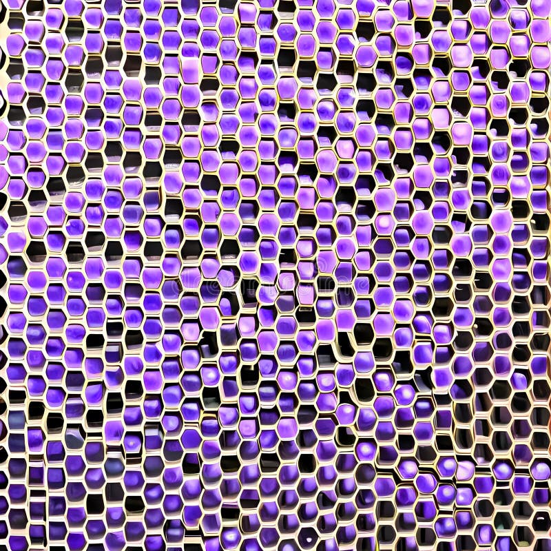 A Repeating Pattern of Interlocking Hexagons in Shades of Pink and ...