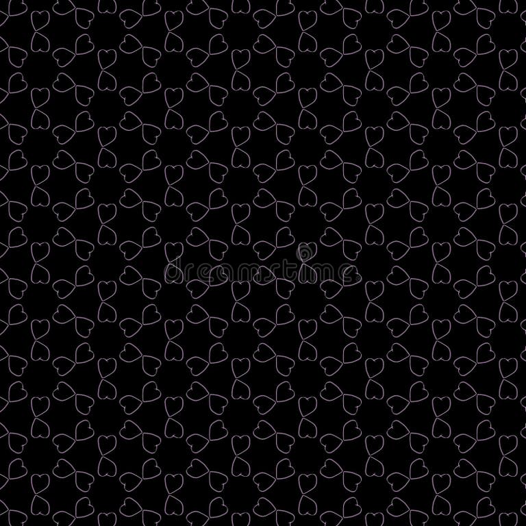 Repeated pattern hearts stock illustration. Illustration of violet ...