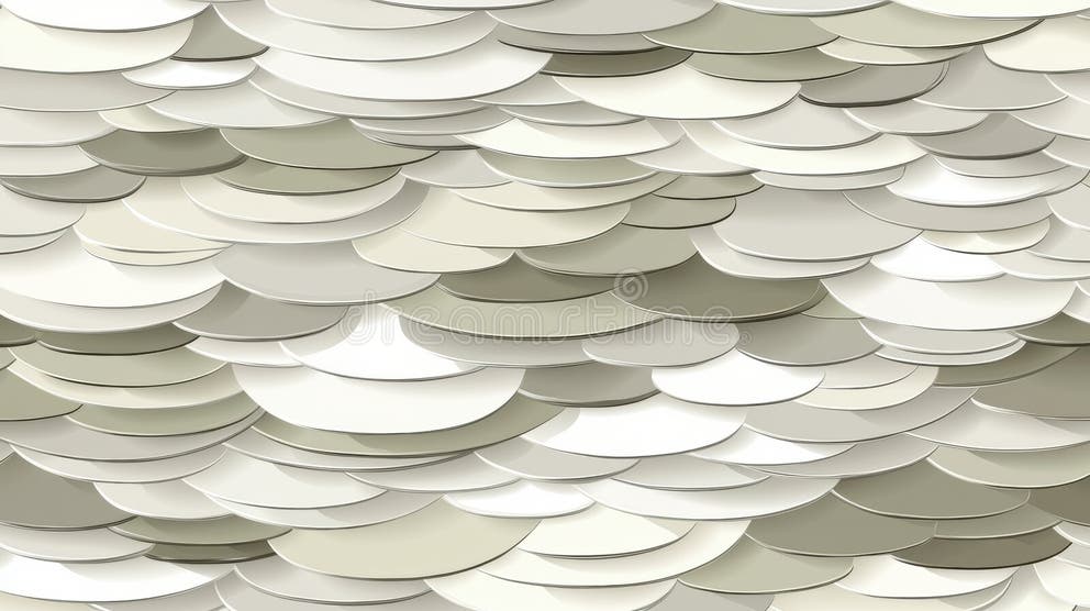 A Repeating Pattern of Overlapping Circles in Varying Shades of Gray ...