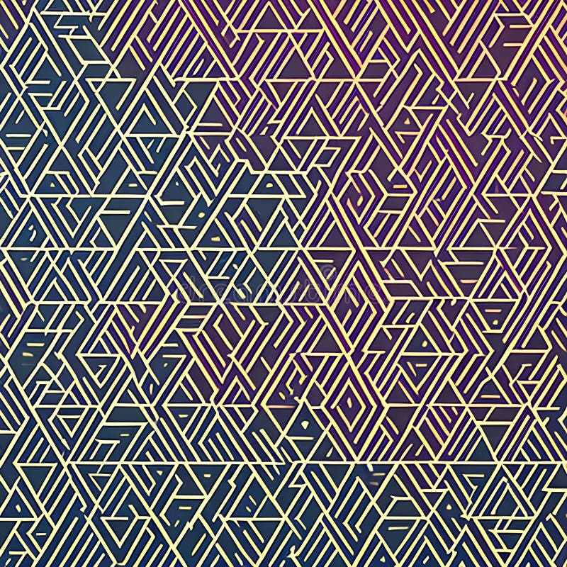 A Repeating Pattern of Overlapping Triangles in Shades of Pink and ...