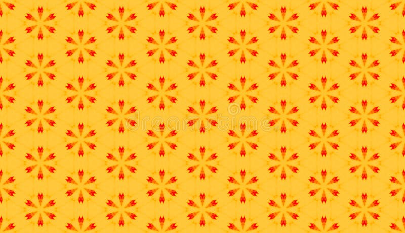 Repeating Pattern with Red Yellow Cogs, Fashion,fabric,design Suitable ...