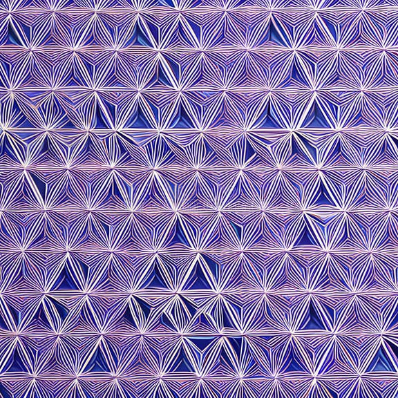 A Repeating Pattern of Triangles in Shades of Purple and Pink, Forming ...