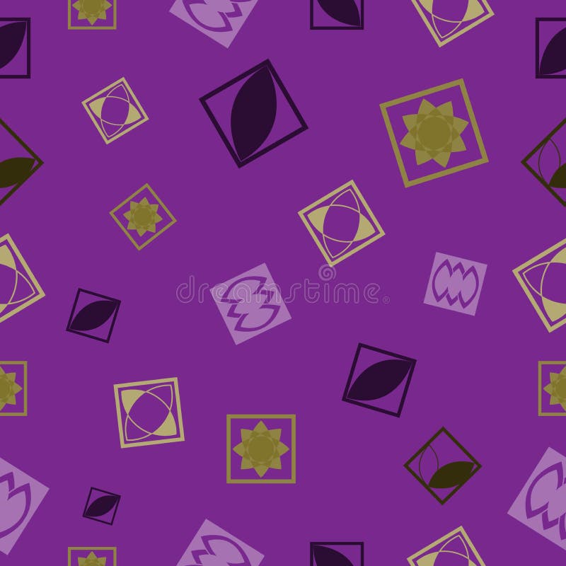 A Repeating Pattern Vector Design Illustration with Geometric Nature ...