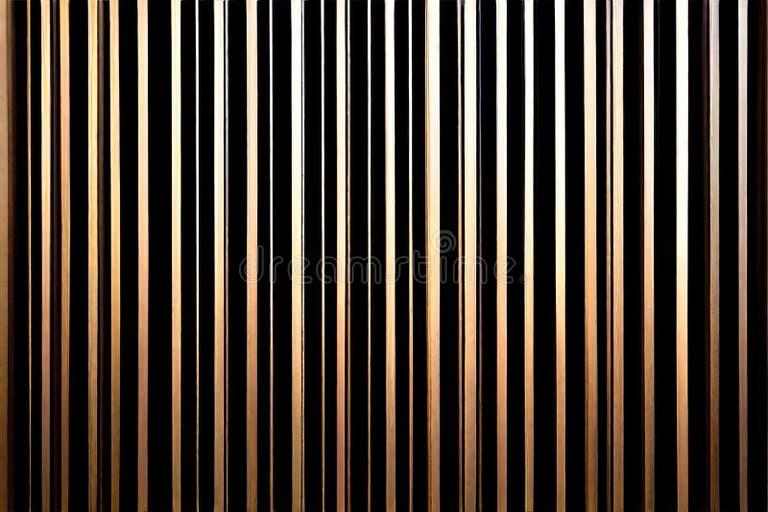 A Repeating Pattern of Vertical Lines Created by a Fence with Th Stock ...
